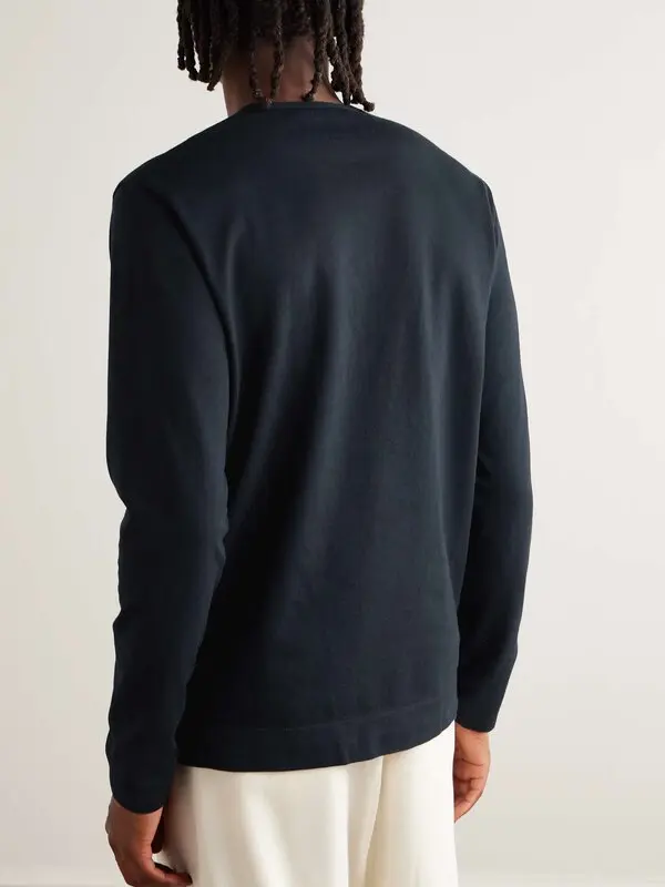 Massimo Alba Manchester Cotton-jersey Henley T-shirt