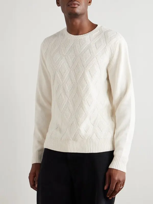Herno Jacquard-knit Cashmere Sweater