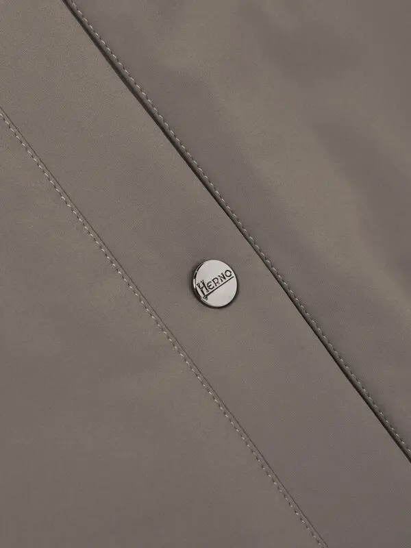 Herno Padded Shell Hooded Parka - Brown