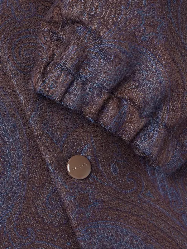 Etro Paisley-jacquard Cotton-blend Overshirt