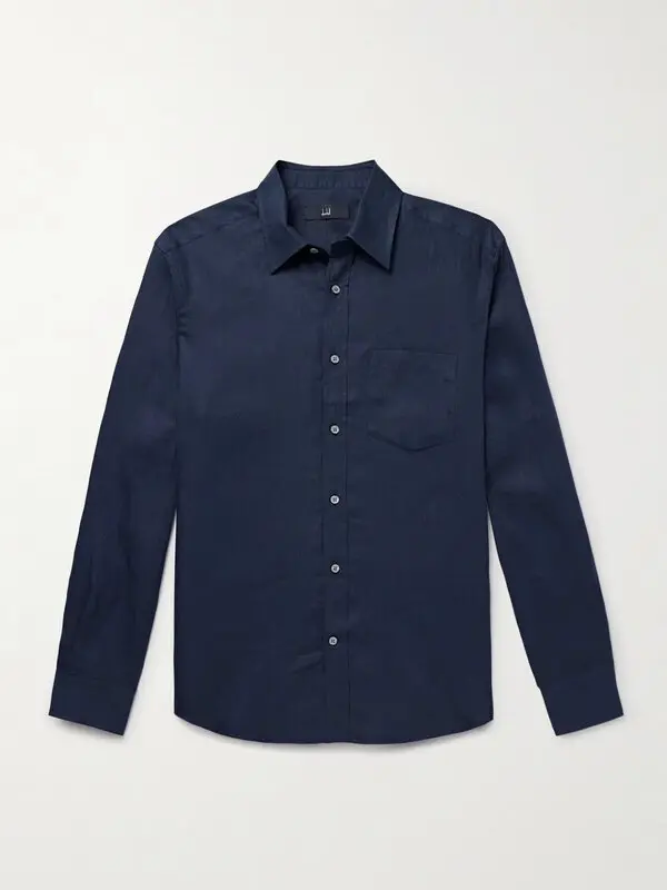 Dunhill Linen Shirt - Blue