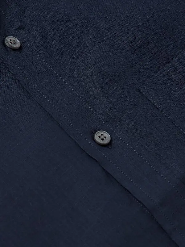 Dunhill Linen Shirt - Blue