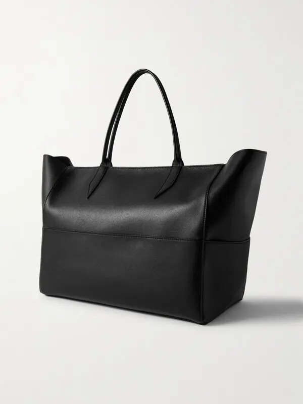 METIER Incognito Cabas Large Leather Tote - Black
