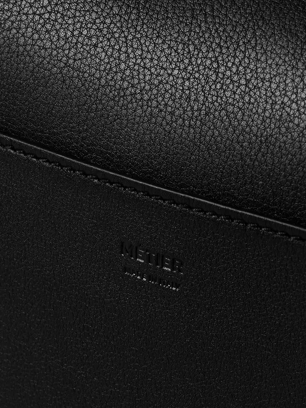 METIER Incognito Cabas Large Leather Tote - Black