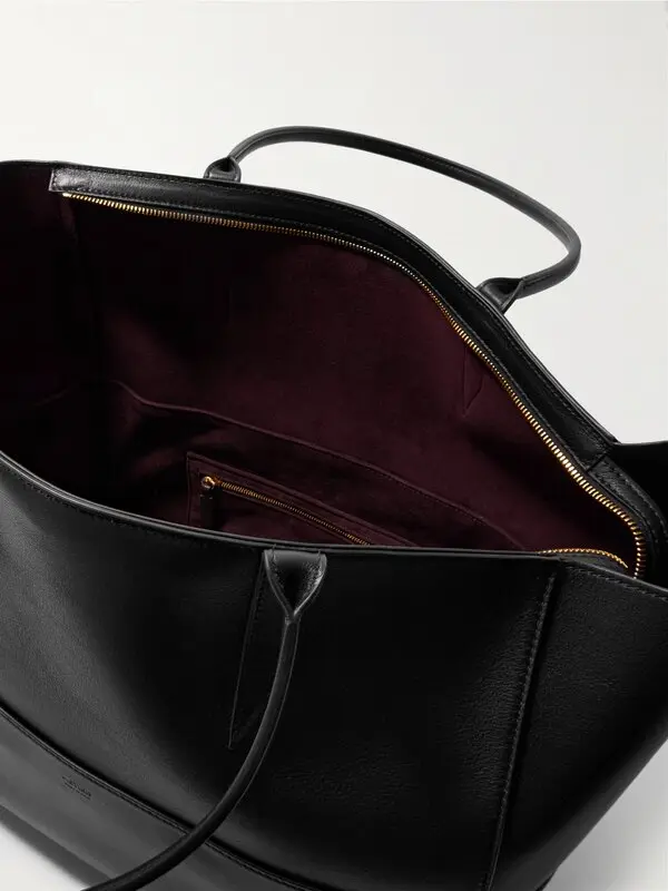 METIER Incognito Cabas Large Leather Tote - Black