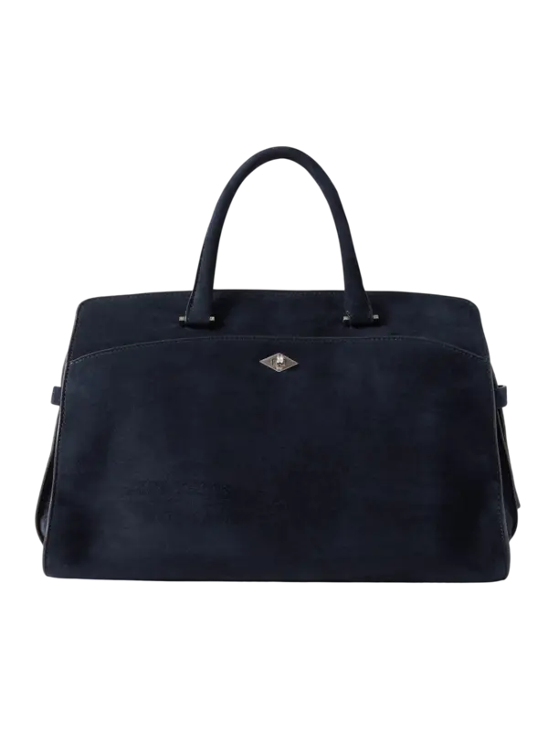 METIER Private Eye Medium Suede Tote - Blue