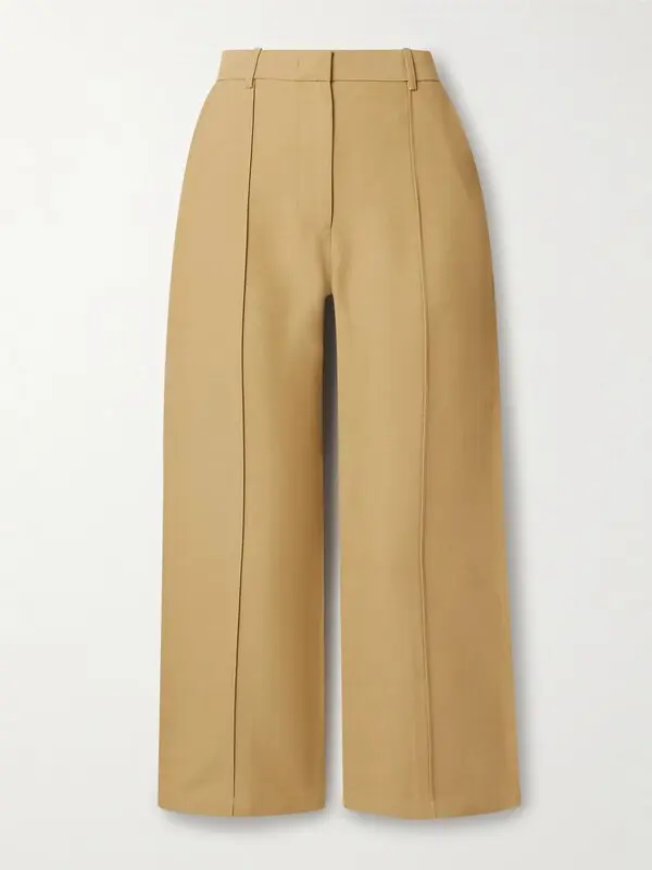 Co - Woven Straight-Leg Cropped Pants