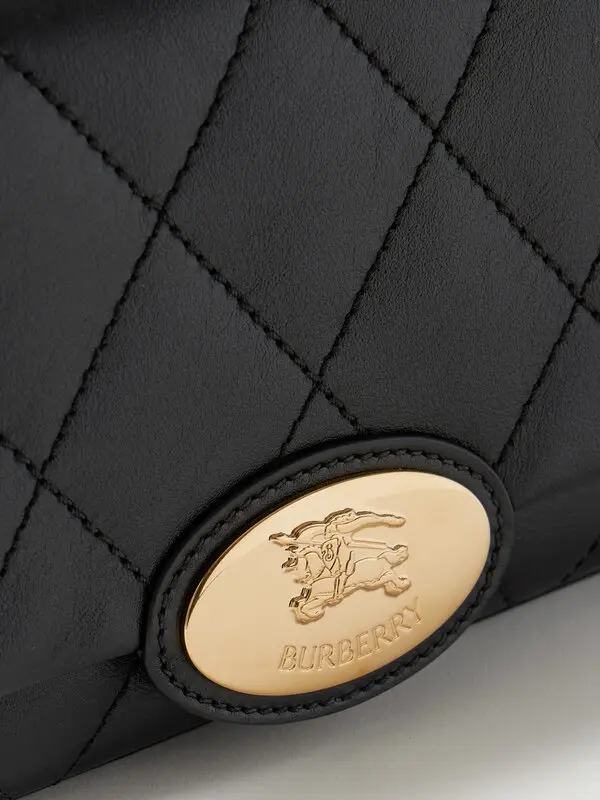 Burberry Embellished Quilted Leather Shoulder Bag