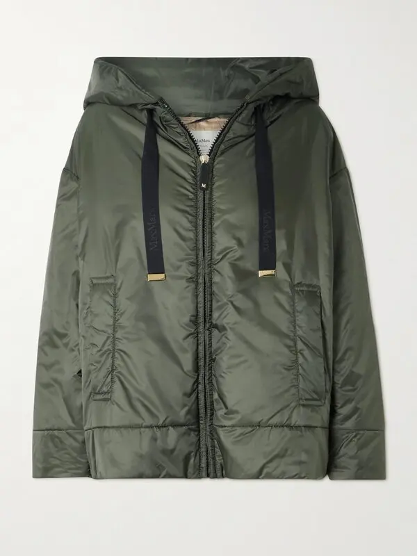 Max Mara The Cube Daria Hooded Padded Shell Jacket
