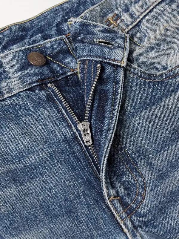 R13 Romeo Frayed Low-rise Straight-leg Jeans