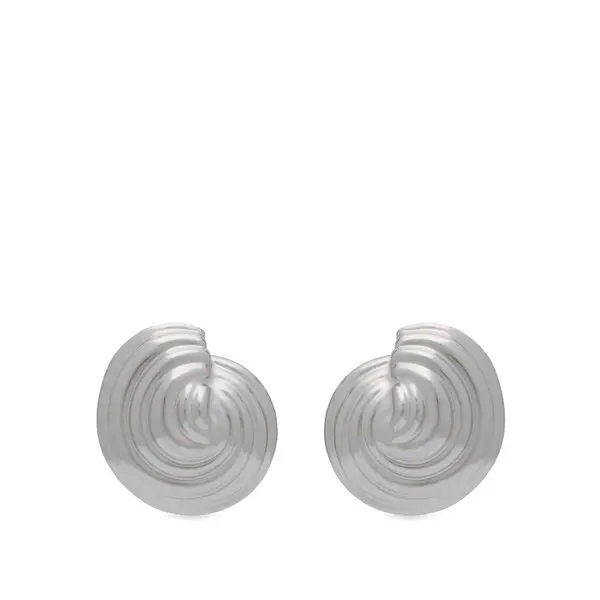 MISSOMA Shell Dome Oversized Stud Earrings - Silver