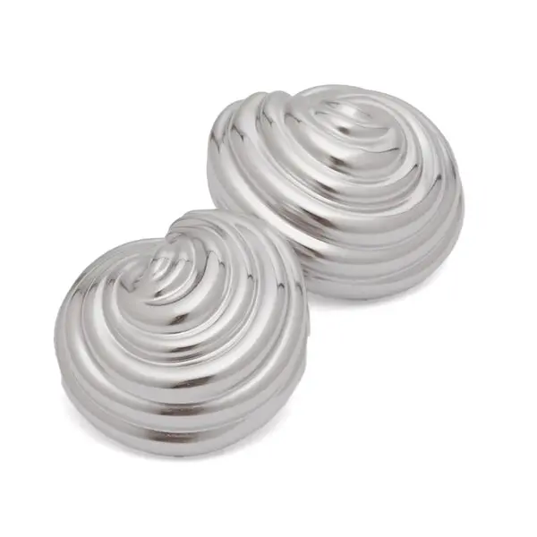 MISSOMA Shell Dome Oversized Stud Earrings - Silver