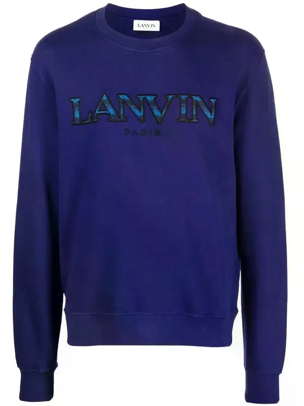 LANVIN Embroidered-logo Sweatshirt
