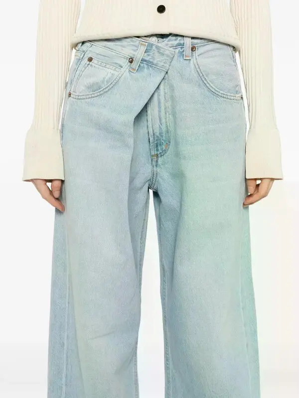 AGOLDE Vana Wide-leg Jeans - Blue
