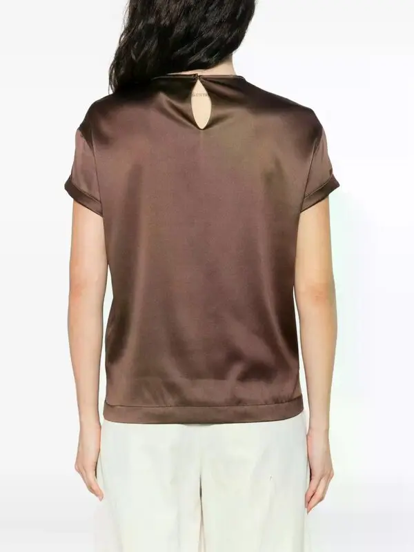 Brunello Cucinelli Crystal-embellished Blouse