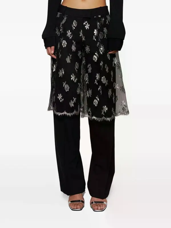 Christopher Esber Floral-lace Trousers
