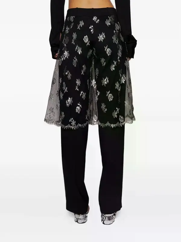 Christopher Esber Floral-lace Trousers