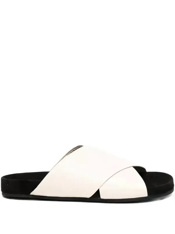 Senso Darcie Ii Leather Slides - Neutrals