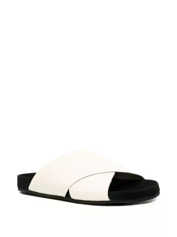 Senso Darcie Ii Leather Slides - Neutrals
