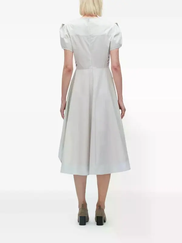 3.1 Phillip Lim Puff-sleeve Asymmetrical Dress - Neutrals