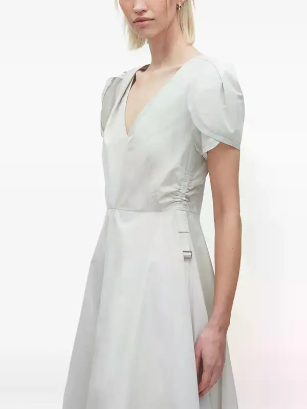 3.1 Phillip Lim Puff-sleeve Asymmetrical Dress - Neutrals