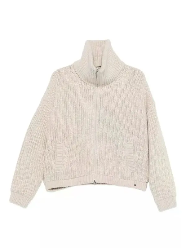 Herno High-neck Zip-up Cardigan