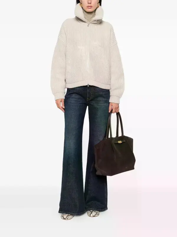 Herno High-neck Zip-up Cardigan