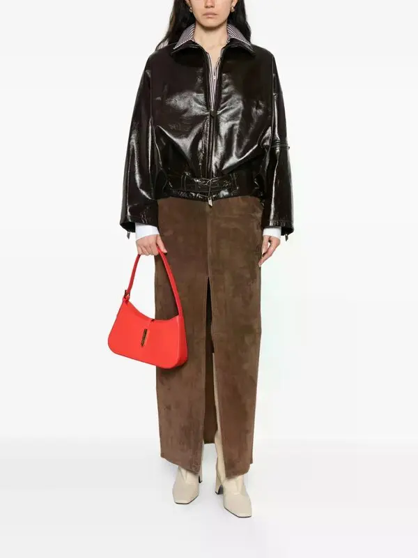 SALVATORE SANTORO Belted Leather Jacket