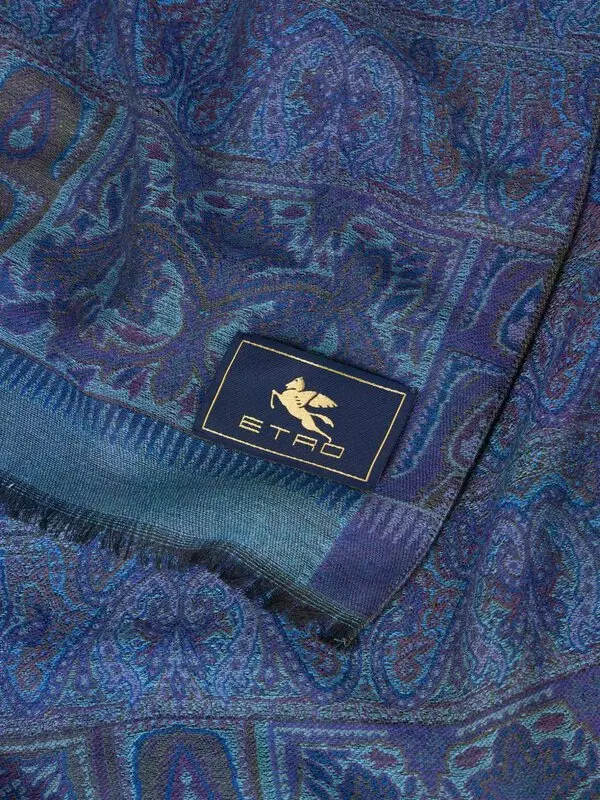 Etro Paisley Jacquard Scarf