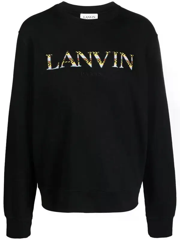 LANVIN Embroidered-logo Sweatshirt