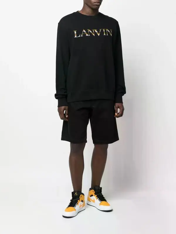 LANVIN Embroidered-logo Sweatshirt