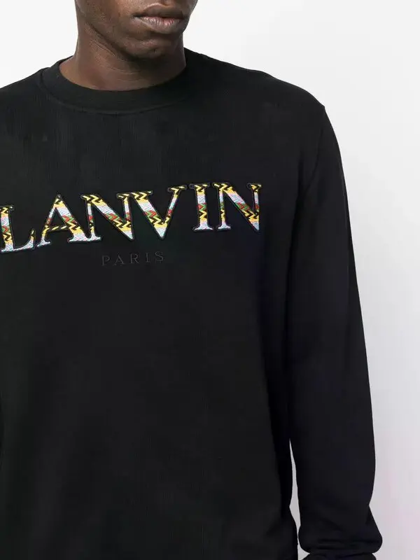 LANVIN Embroidered-logo Sweatshirt