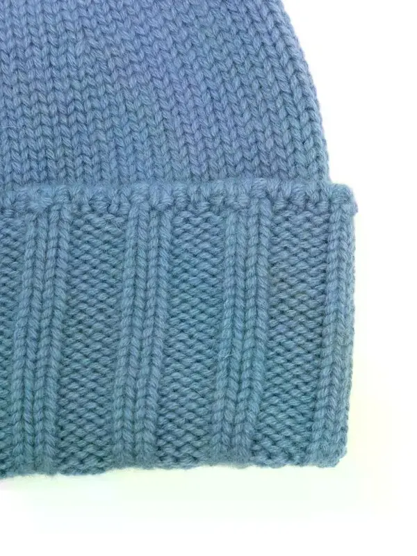 DRUMOHR Ribbed Beanie - Blue