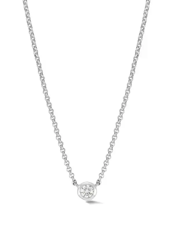 DOWER & HALL Dewdrop Pendant Necklace - Silver