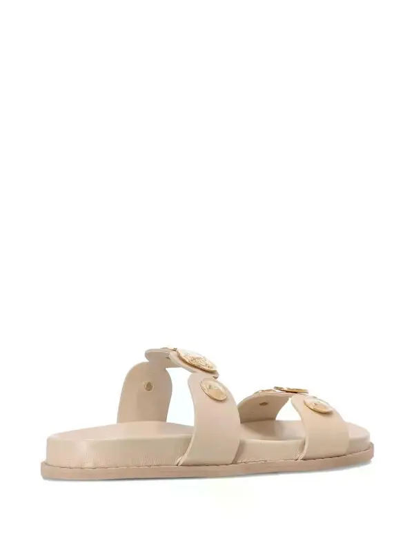KOTRIS SANDALS Embellished Double-strap Sandals - Neutrals