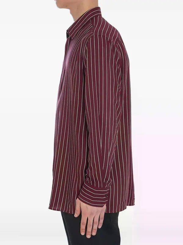 Saint Laurent Striped Shirt - Red