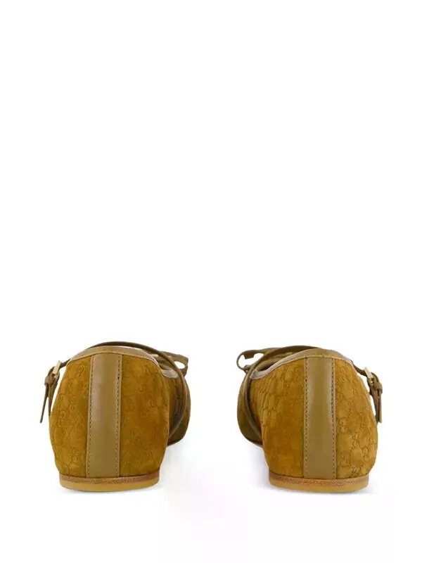 Gucci Horsebit Ballet Flats - Brown