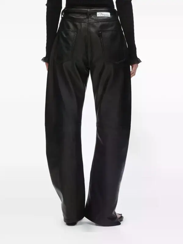3.1 Phillip Lim Zip-detail Leather Trousers