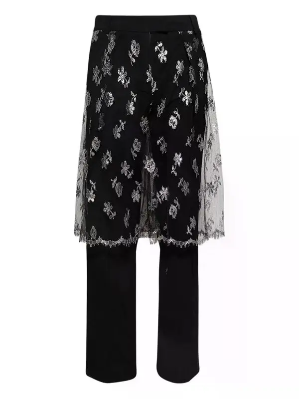 Christopher Esber Floral-lace Trousers