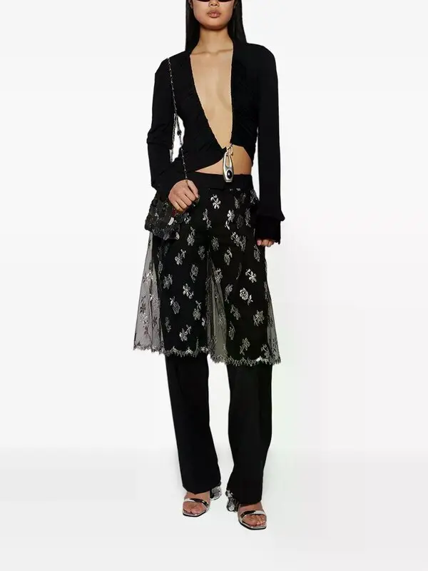 Christopher Esber Floral-lace Trousers