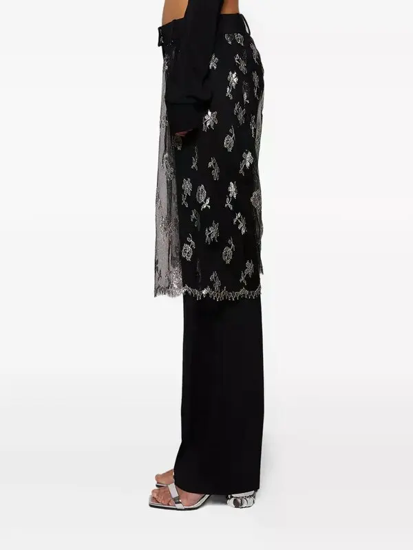 Christopher Esber Floral-lace Trousers