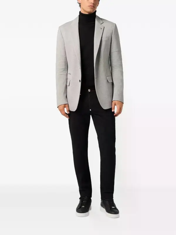 Philipp Plein Ribbed Turtleneck Sweater - Black