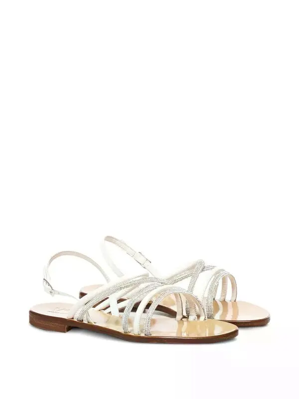 V°73 Embellished-strap Flat Sandals