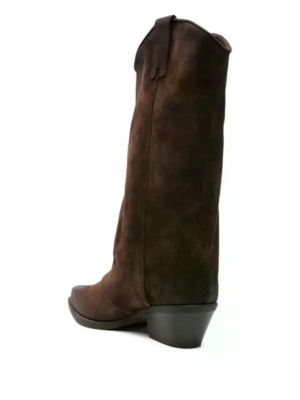 METISSE 50mm Pointed-toe Cowboy Boots - Brown