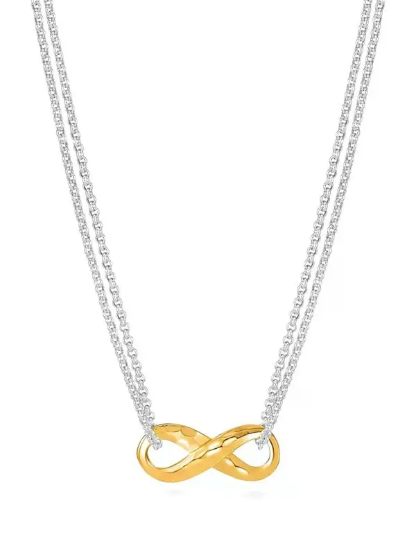 DOWER & HALL Entwined Infinity Pendant Necklace - Gold