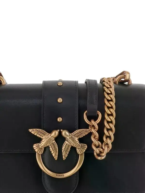 Pinko Small Love One Chain Shoulder Bag - Black
