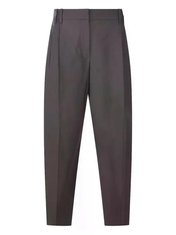 Brunello Cucinelli Pleat-detail Trousers - Caffe
