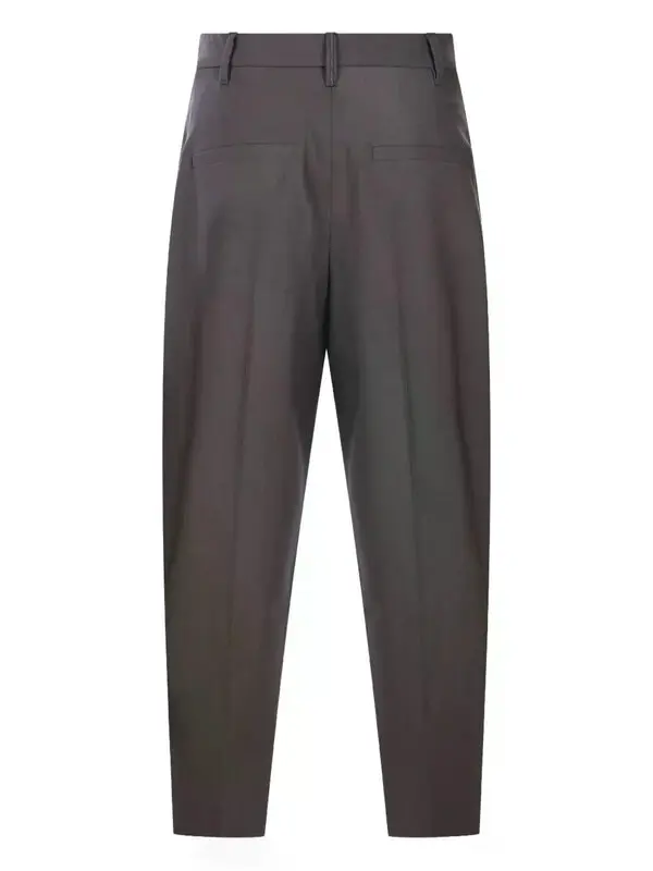 Brunello Cucinelli Pleat-detail Trousers - Caffe