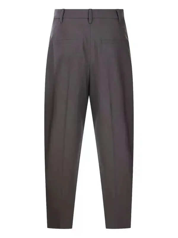 Brunello Cucinelli Pleat-detail Trousers - Caffe