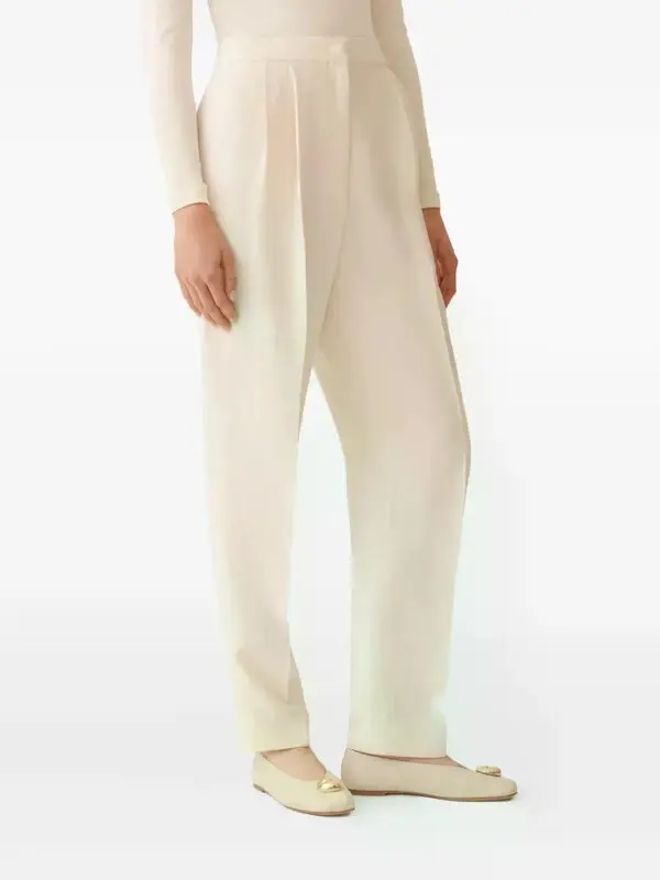 Fabiana Filippi Cady Pleated-front Trousers